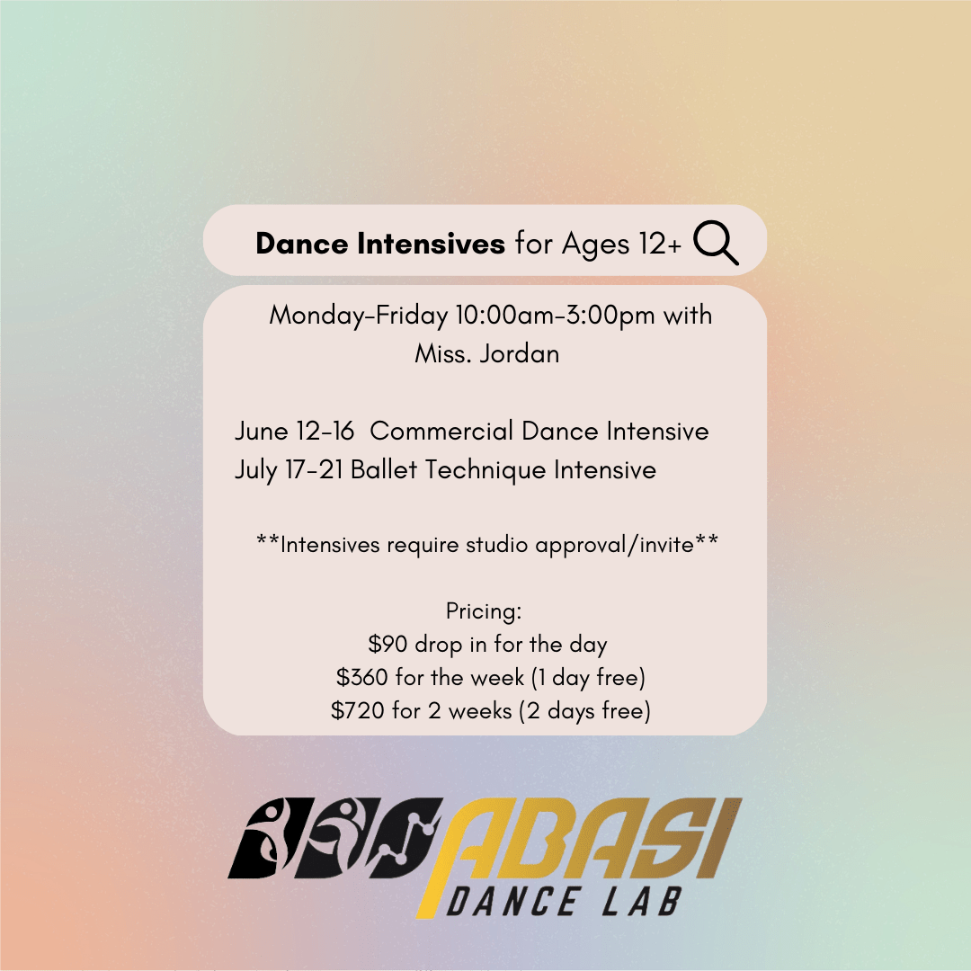 Schedule - ABASI Dance Lab