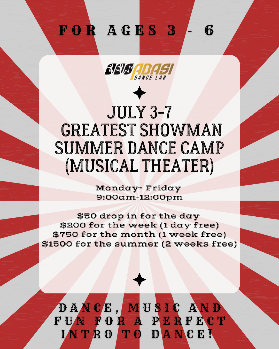 Schedule - ABASI Dance Lab