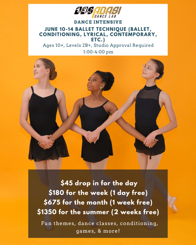 Schedule - ABASI Dance Lab