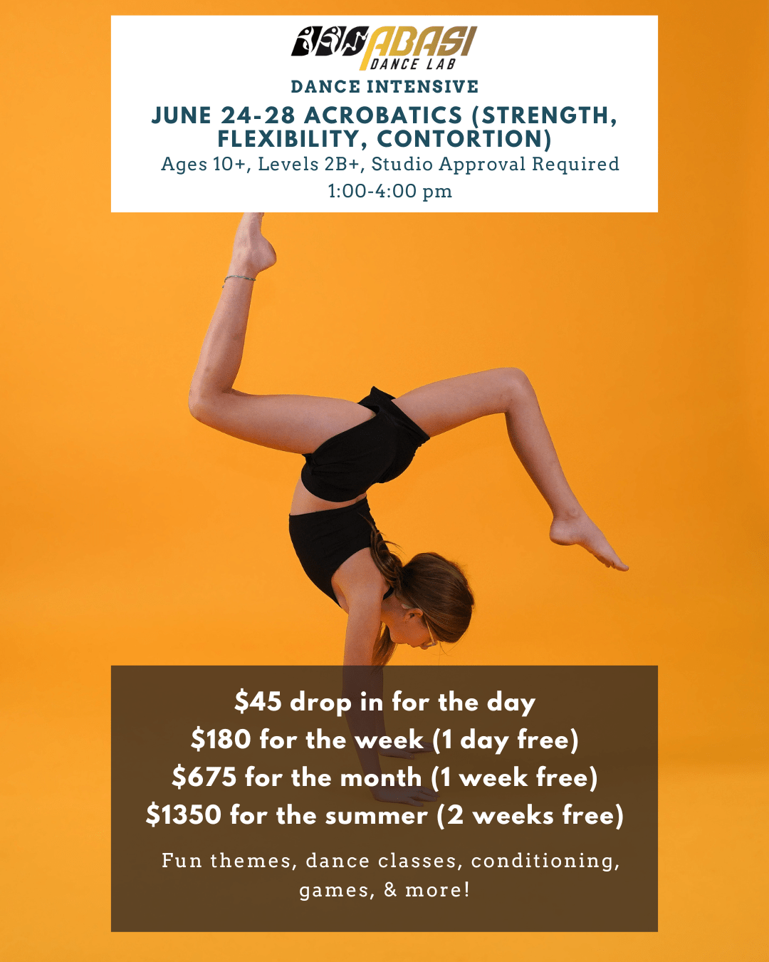 Schedule - ABASI Dance Lab