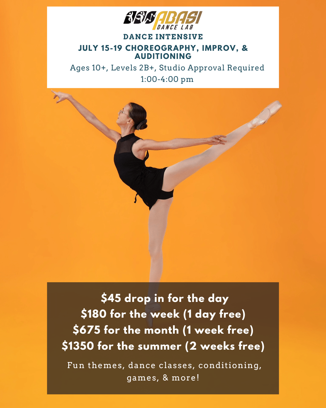 Schedule - ABASI Dance Lab