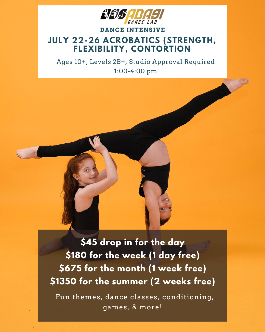 Schedule - ABASI Dance Lab